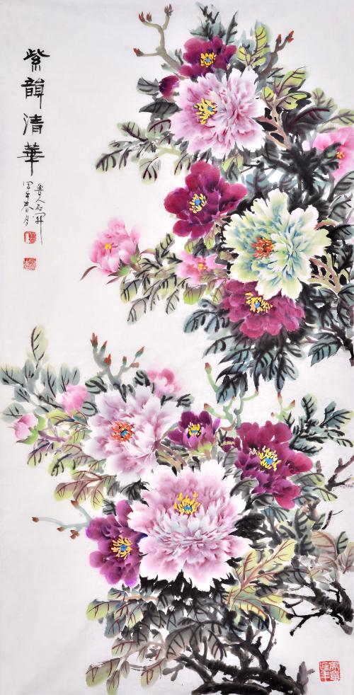 国画牡丹 名家牡丹国画欣赏 新浪家居